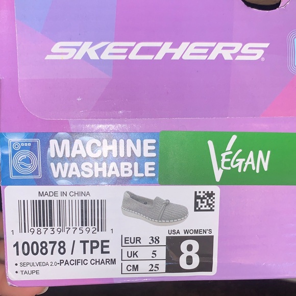 Skechers | Shoes | Skechers Sepulveda 2 Knot Overlay Slipons Pacific Charm In Taupe | Poshmark